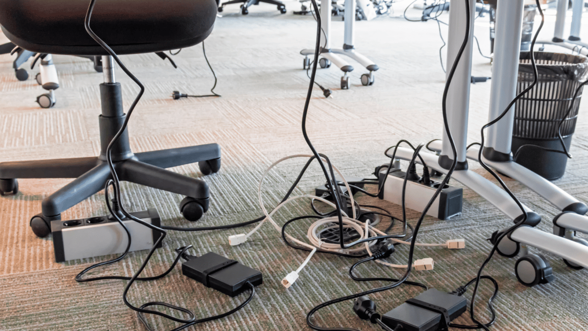 What's the best way to organize your desk cables?